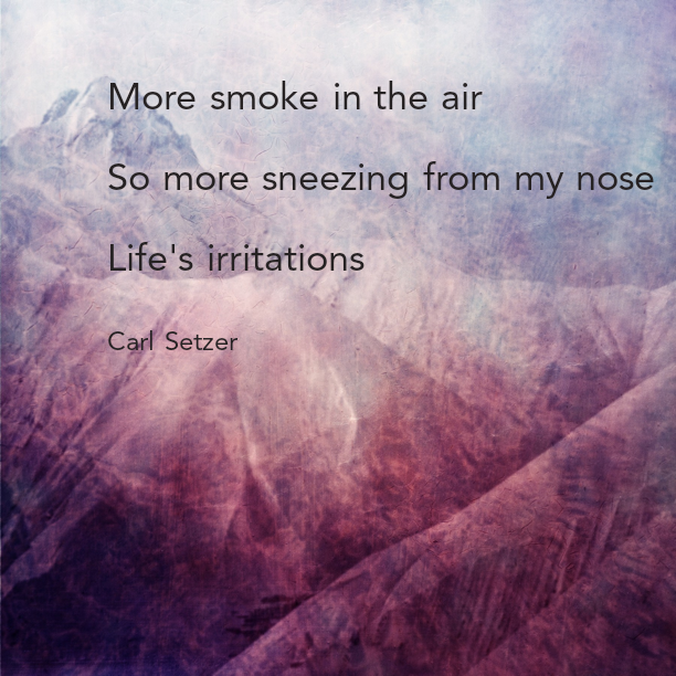 A Haiku About The BC Fires - Not Just Seattle